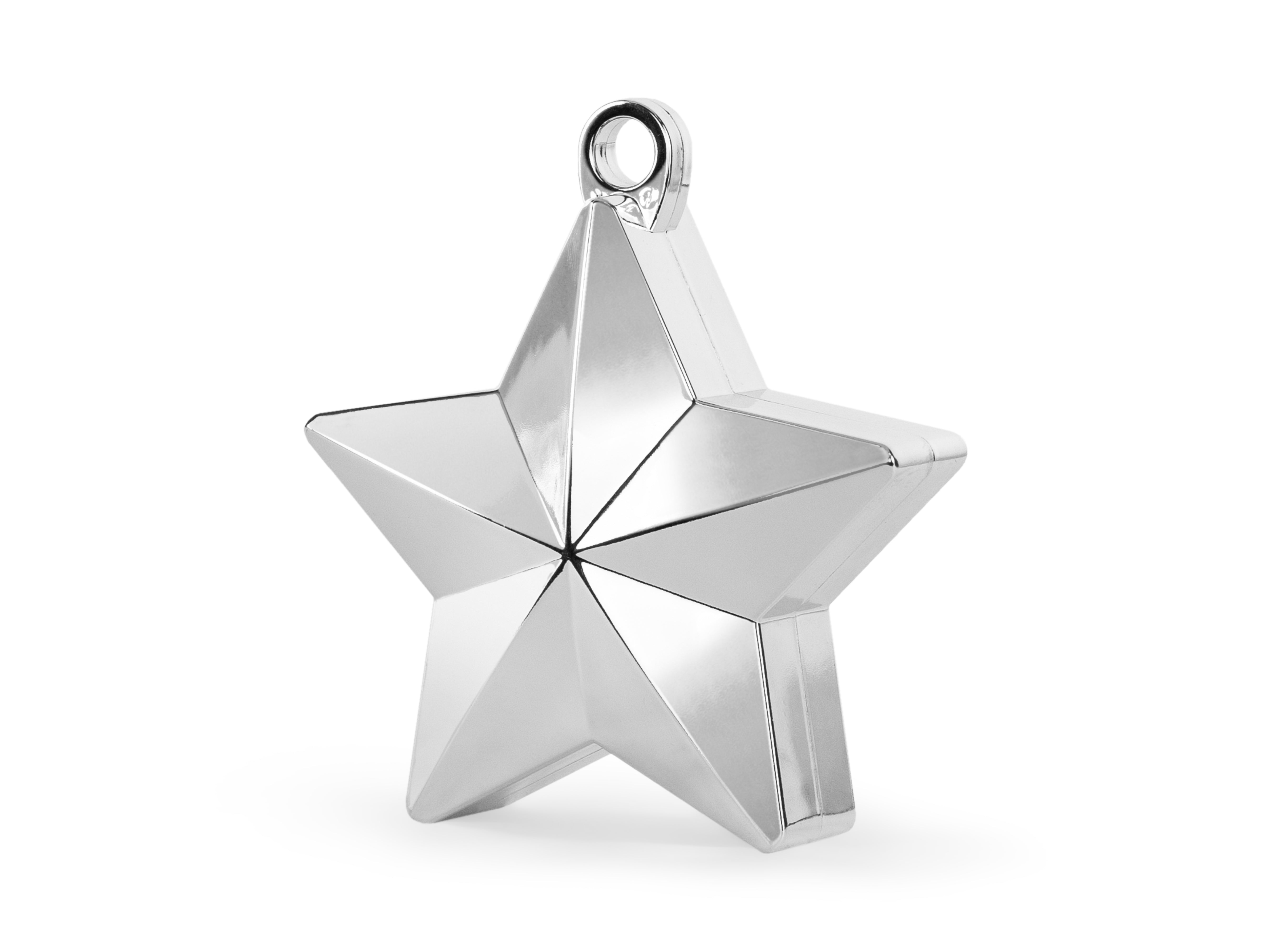 Balloon weight star, silver | Feuerwerk & Pyrotechnik