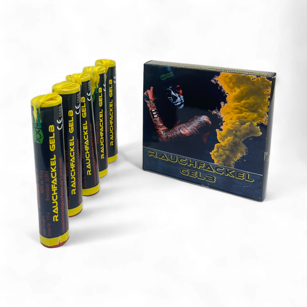 Smoke flare yellow | Feuerwerk & Pyrotechnik