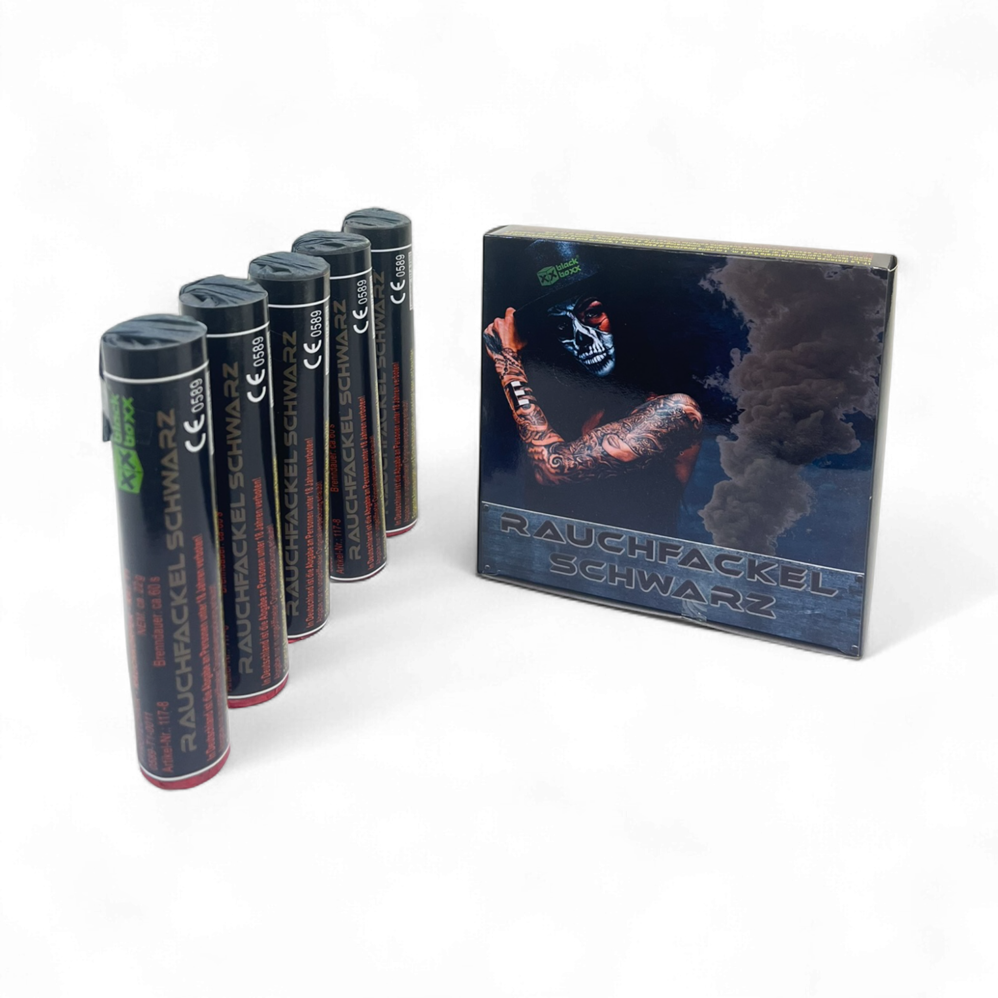 Smoke flare black – Fireworks & Pyrotechnics AG