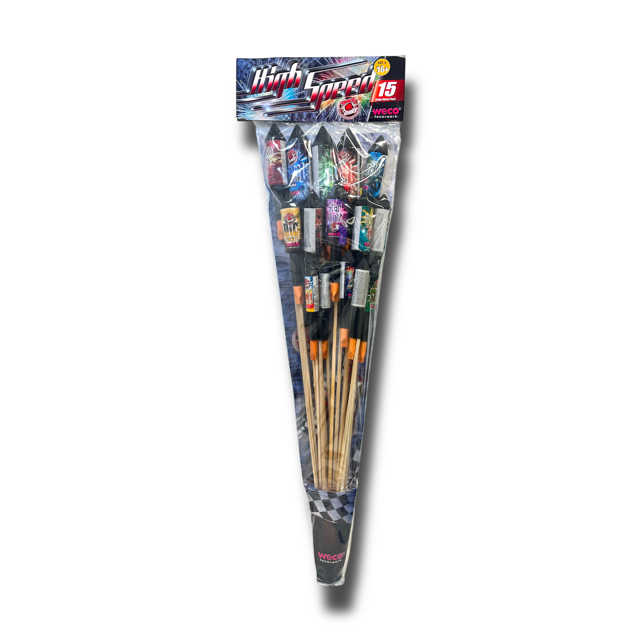 Weco High Speed Raketen Set 15-teilig | Swissfeuerwerk