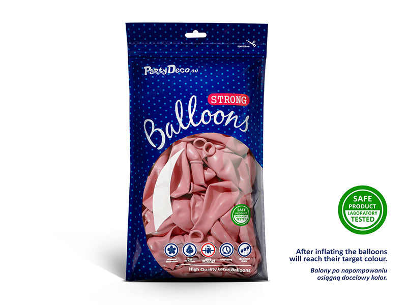 Balloons Strong 27 cm Pastel Baby Pink (100 pieces) | Feuerwerk ...